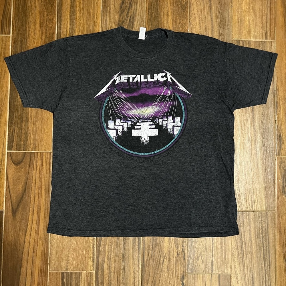 Authentic Metallica Rock Band T Shirt Concert Tee - Gem